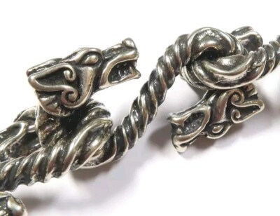 HUGE Sterling Silver 37" Dragon Link Chain 925 Jewelry Necklace 735g ...