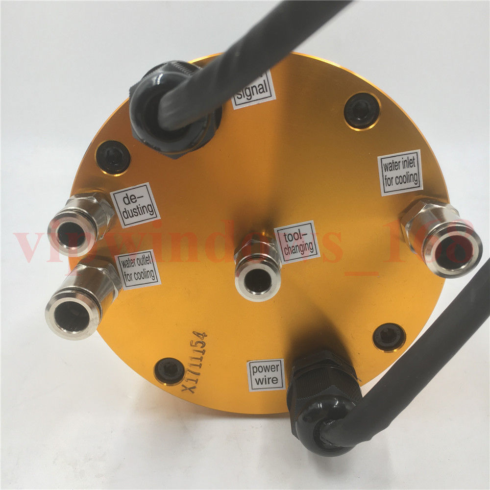 ISO20 ATC Spindle Motor 1.5KW Water-Cooled 220V 24000rpm Automatic Tool ...