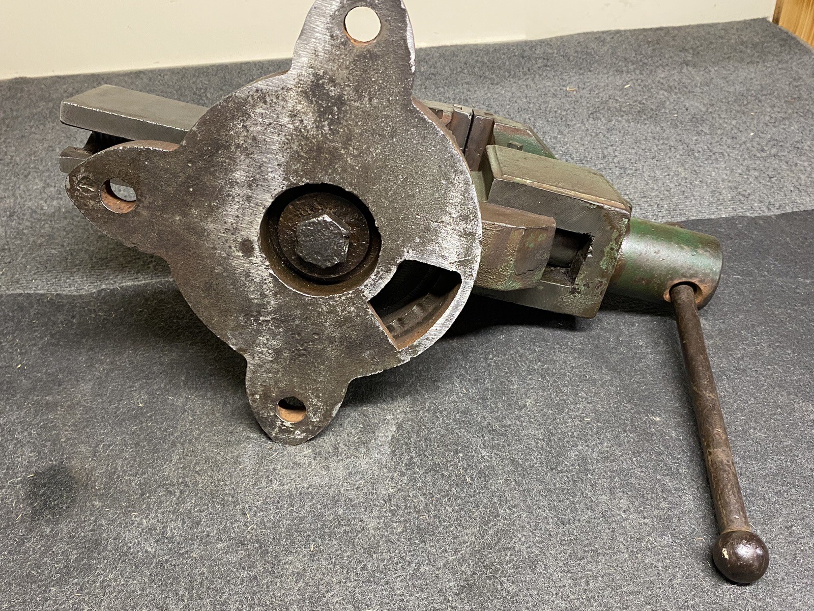 Vintage American Scale 3-1/2” Combination Swivel Base Vise All Original ...