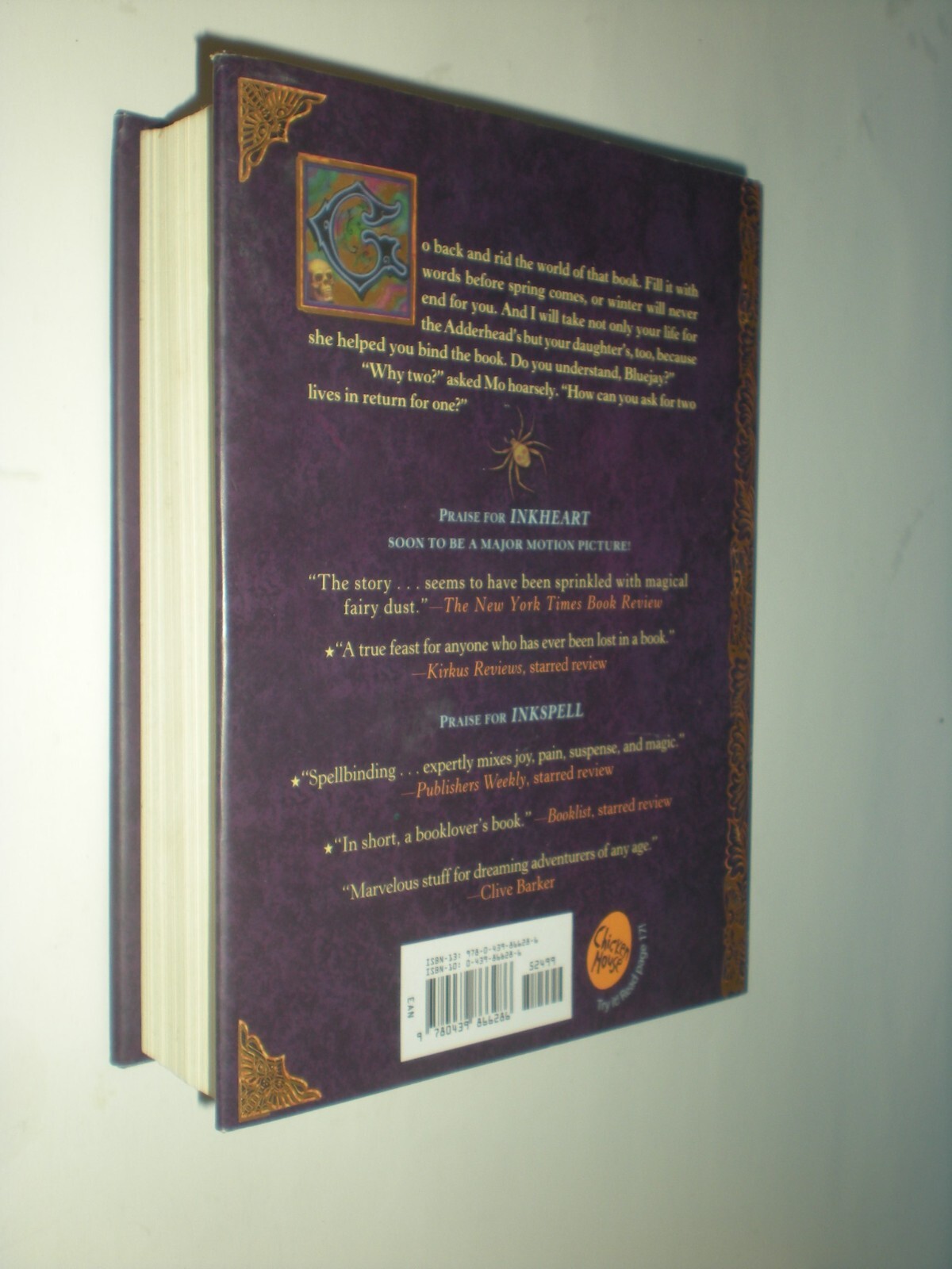 Cornelia Funke Inkdeath HC/DJ 1st Ed/1st Print Inkworld book 3 1ST/1ST ...