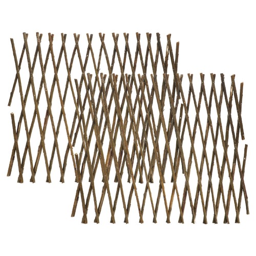 2 Pcs Wooden Hedge Decorative Garden Borders Flower Climbing Frame | eBay