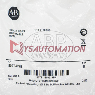 New Original 802T-W2B Limit Switch Levers in Stock AB802TW2B FAST ...