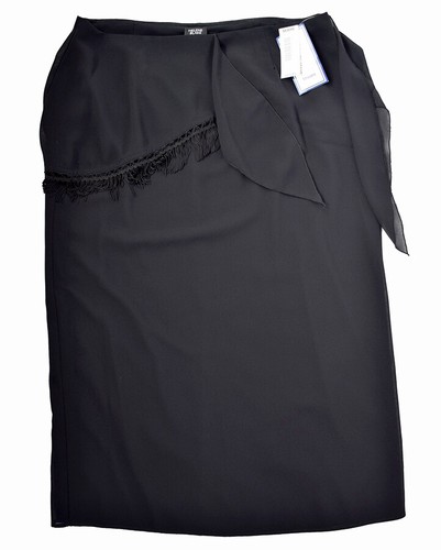 HELENE BLAKE Vintage Sears Women's Size 16 Evening Mid-Calf Black Skirt ...