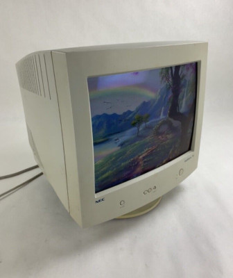 NEC PN7701 MultiSync 70 17" CRT Computer Monitor 1280 x 1024 Retro ...