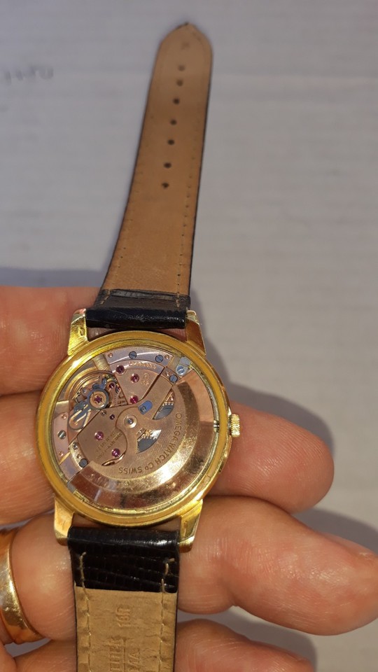 RARE Vintage Omega Seamaster Cal. 562, 18K Screw Back Case 166003 ...