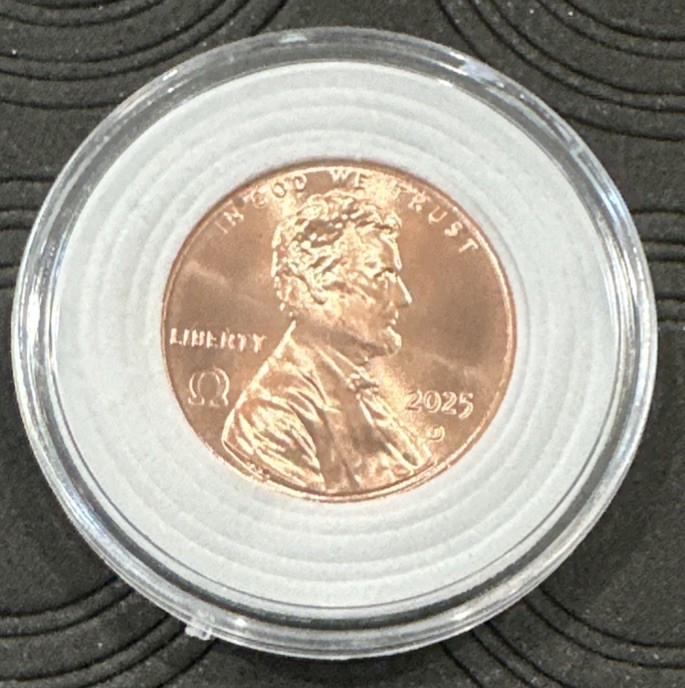 2025 P & D Lincoln Penny Cent OMEGA Ω Counterstamp - IN STOCK! Comes ...