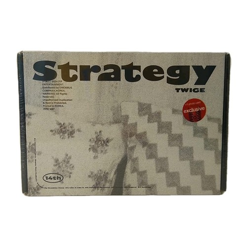 TWICE STRATEGY 14th Mini Album Version Sealed BNIUB +1 Photo Card K-POP ...
