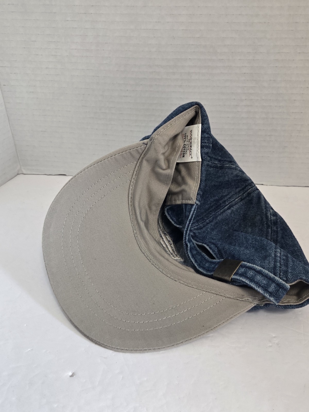 Honda Motor Cycle Honda Wing Logo Denim Hat 90s - Gem