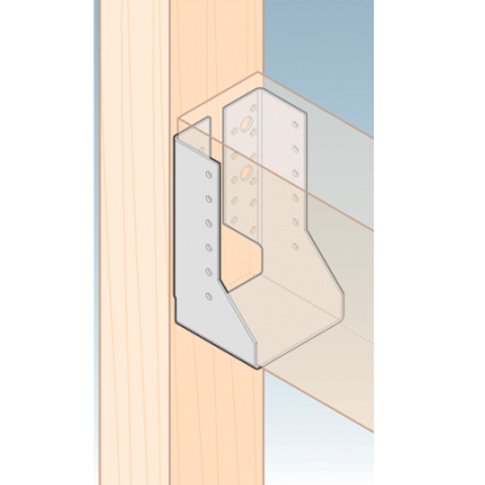 Balkenschuh Innenliegende Lasche Holzverbinder Holz Balken Verbinder ...