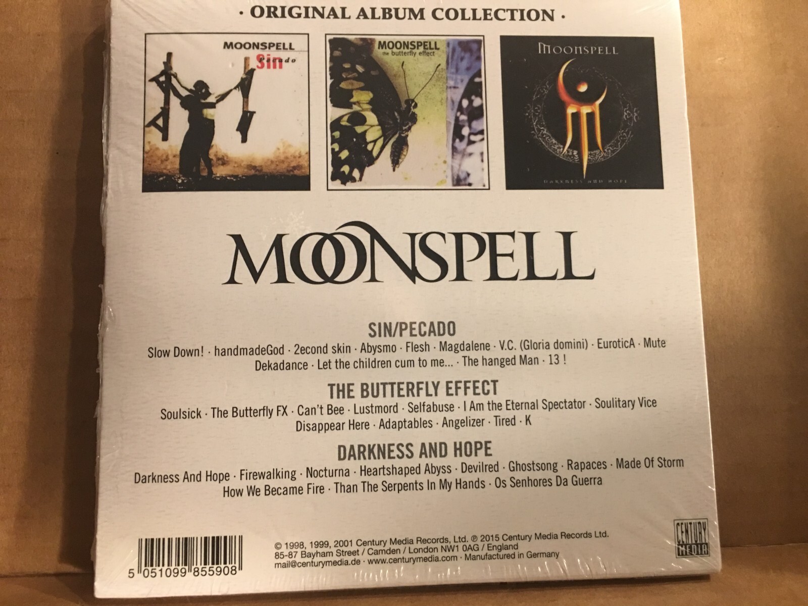 Original Album Collection by Moonspell (CD, May-2015, Century Media ...
