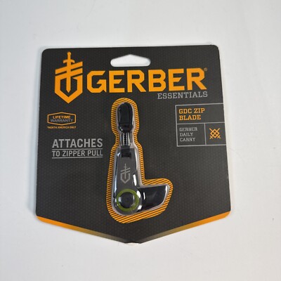 Gerber Gear GDC Zip Knife Blade Safety Frame Lock Quick-Release Clip ...
