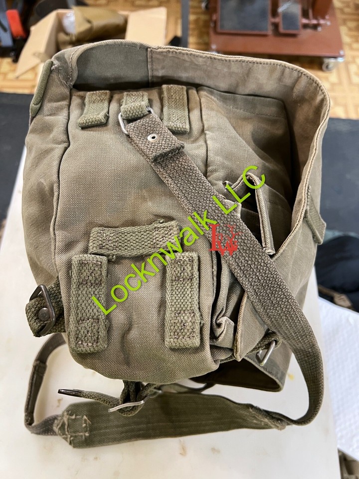 Vintage Vietnam Era Dated 1961 US Army Military canvas sling bag ...