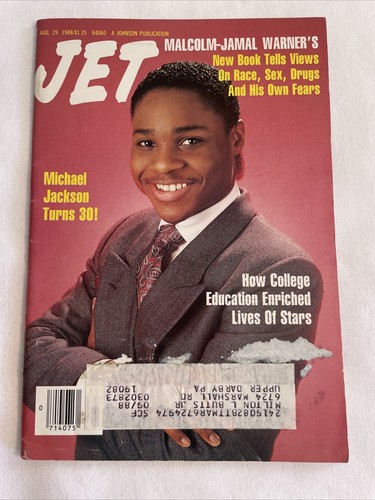 1988 August 29 JET Magazine, Malcolm-Jamal Warner’s New Book (MH38) | eBay