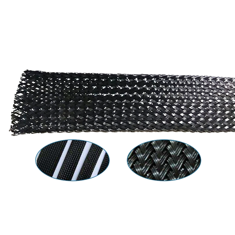 PET Expandable Sleeving Black Braided Cable Tidy Wire Harness Flexible ...