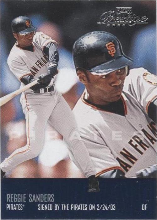 2003 Playoff Prestige - Reggie Sanders #172 for sale online | eBay