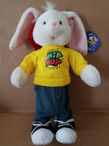 Vintage Beat Box Bunny Singing Dancing Hip Hop Battery Operated Plush ...