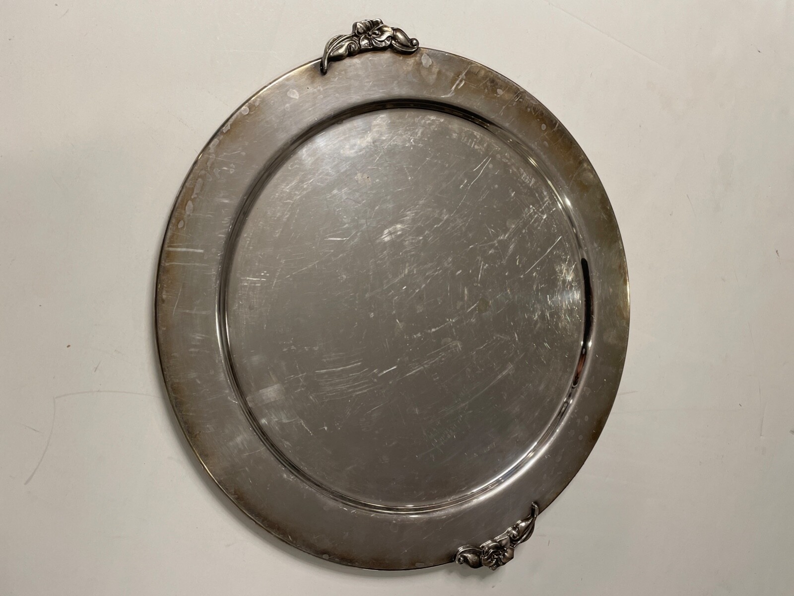 Silver by Boardman Tray - Pedestal Candy Dish - Wedding Promises Heart ...
