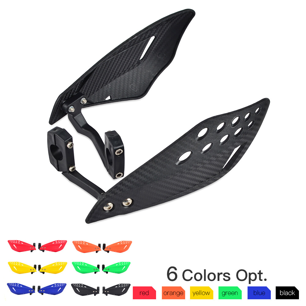 7/8" 22mm Handlebar Motorcycle Handguard Protector Hand Guards Racing ...