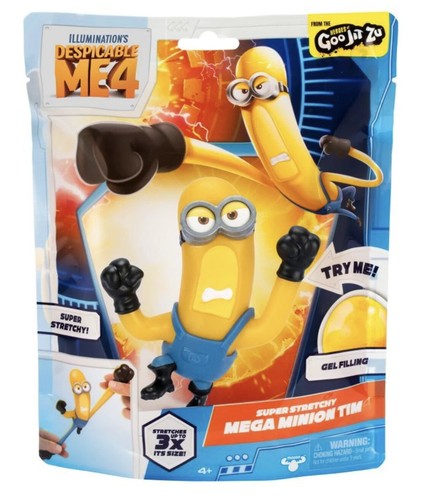 DESPICABLE ME 4 TIM MEGA MINION SUPER STRETCHY TOY FIGURE 5" NEW UK ...