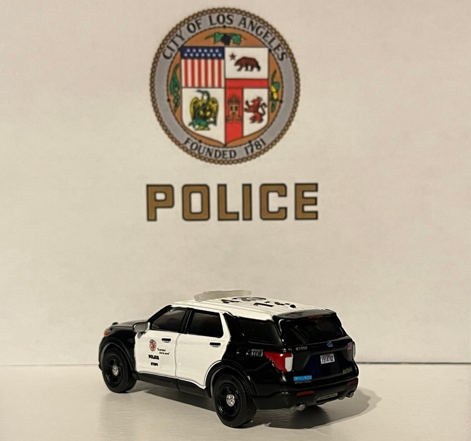 Los Angeles Police Dept LAPD 2020 Ford PIU Greenlight Custom 1/64 Scale ...