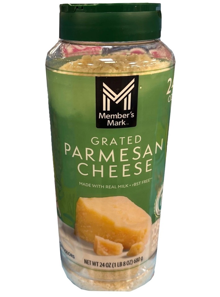 2 Packs Member's Mark Grated Parmesan Cheese, 24 oz. | eBay