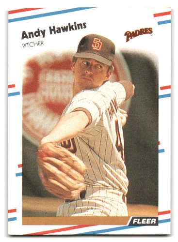 Andy Hawkins 1988 Fleer Baseball #586 San Diego Padres | eBay