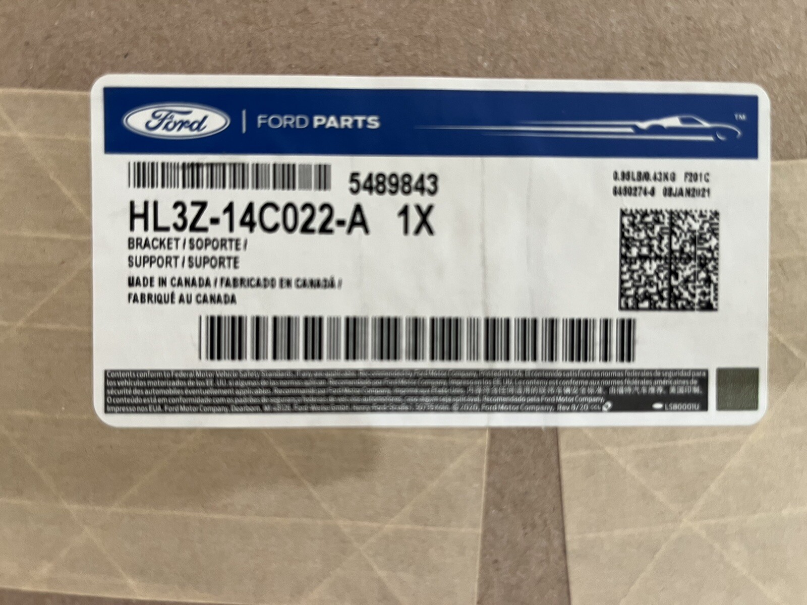 Genuine Ford Bracket HL3Z*14C022*A | eBay