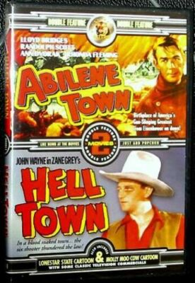NEW/ ABILENE TOWN / HELL TOWN DVD- LLOYD BRIDGES - JOHN WAYNE + CLASSIC ...