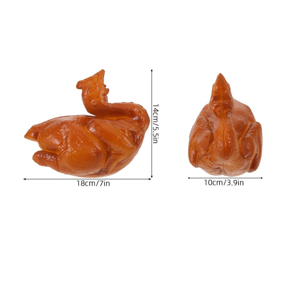 Fake Cooked Turkey Simulated Chicken Food Meat Decoration Artificial ...