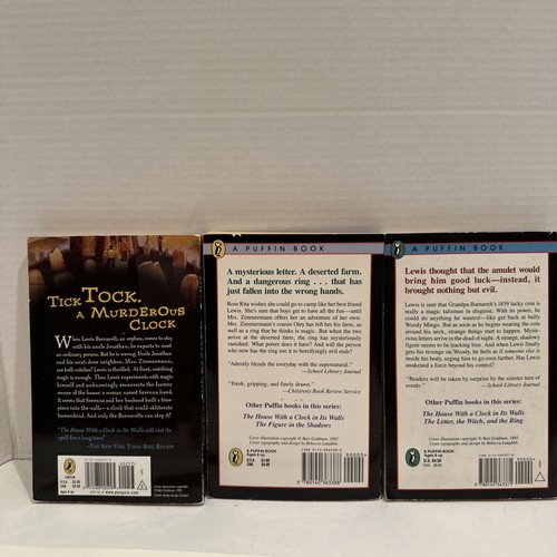 JOHN BELLAIRS House With Clock Letter Witch Ring Paperback Book Lot ...