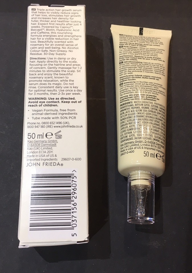 John Frieda - Profiller+ Hair Growth Scalp Serum - 50ml - New (RRP £18 ...
