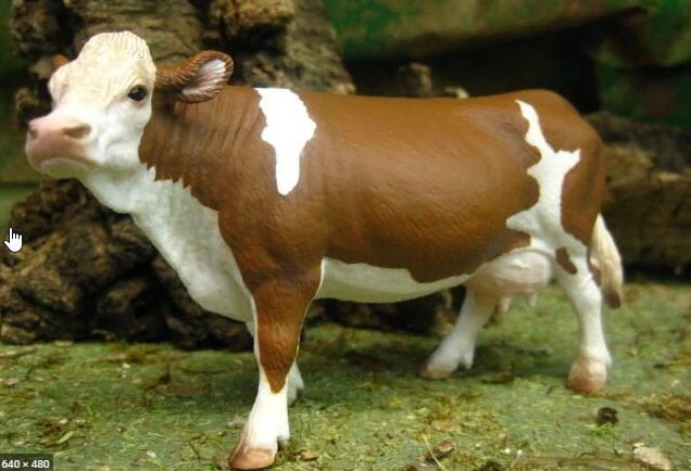 Schleich 13801 - Farm World Simmental Cow for sale online | eBay