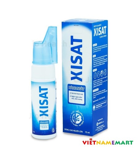 3 Xisat 75ml Isotonic Deep Sea Water Nasal Spray For Adult Allergies ...