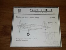 Kitty Hawk KH80135 Xf5u-1 Flying Flapjack 1/48 Scale Plastic Model Kit ...