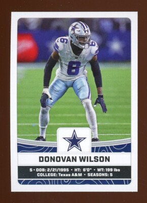 2023 Panini NFL Sticker DONOVAN WILSON Cowboys #317 | eBay