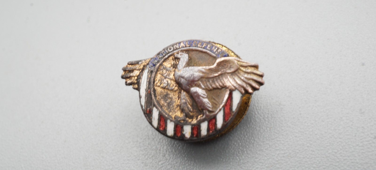 WWII National Defense Ruptured Duck Honorable Discharge Pin VERY RARE ...