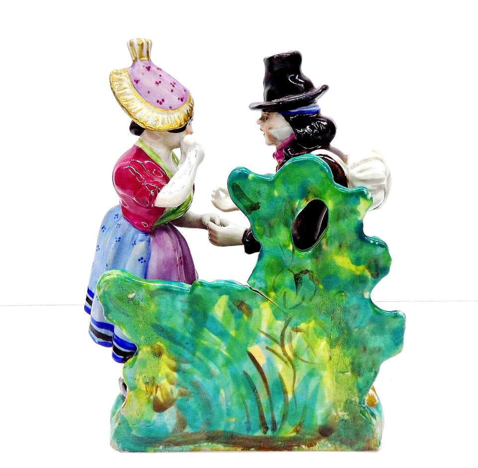 Early 19th Century Staffordshire English Bocage Hard Paste Figural ...
