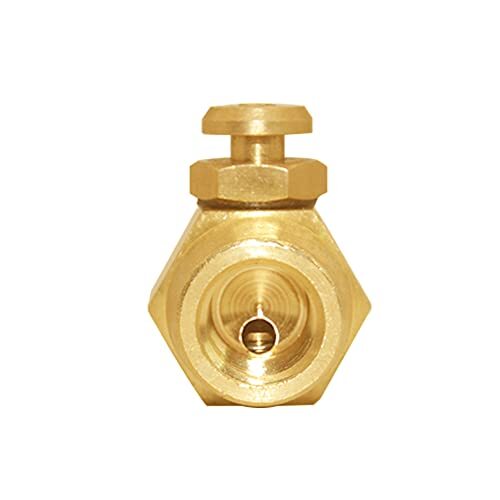 Brass 1/4" Npt Female Thread Push Button Check Valve Switch Shutoff Val ...