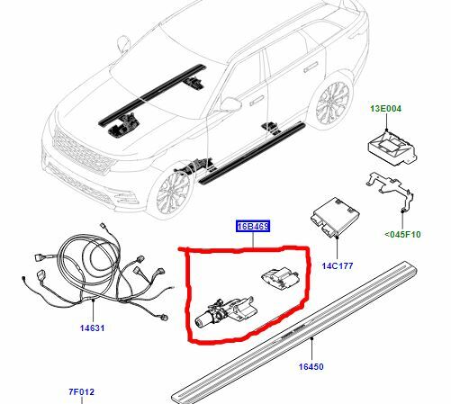 Genuine Range Rover Velar Deployable Side Step Motor VPLYP0323 for sale ...