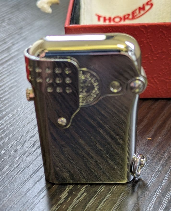 Thorens Single Claw Storm Oil Lighter Silver Windproof w/ Box Unused ...