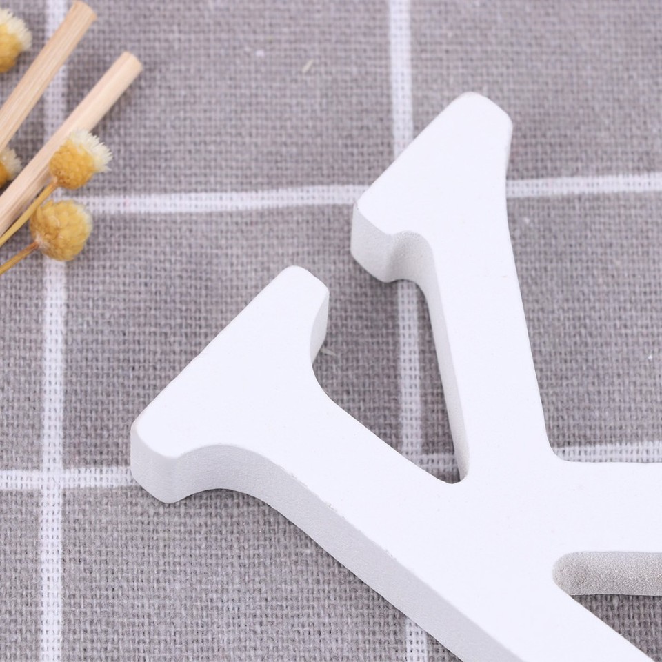 1pc 8cm Wood Letters K Decor Wall Simple DIY Letter for Wedding Party ...