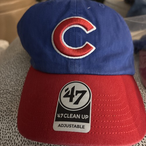 '47 Brand Chicago Cubs Clean Up MLB Dad Hat Cap Royal/Red 2 Hats New | eBay