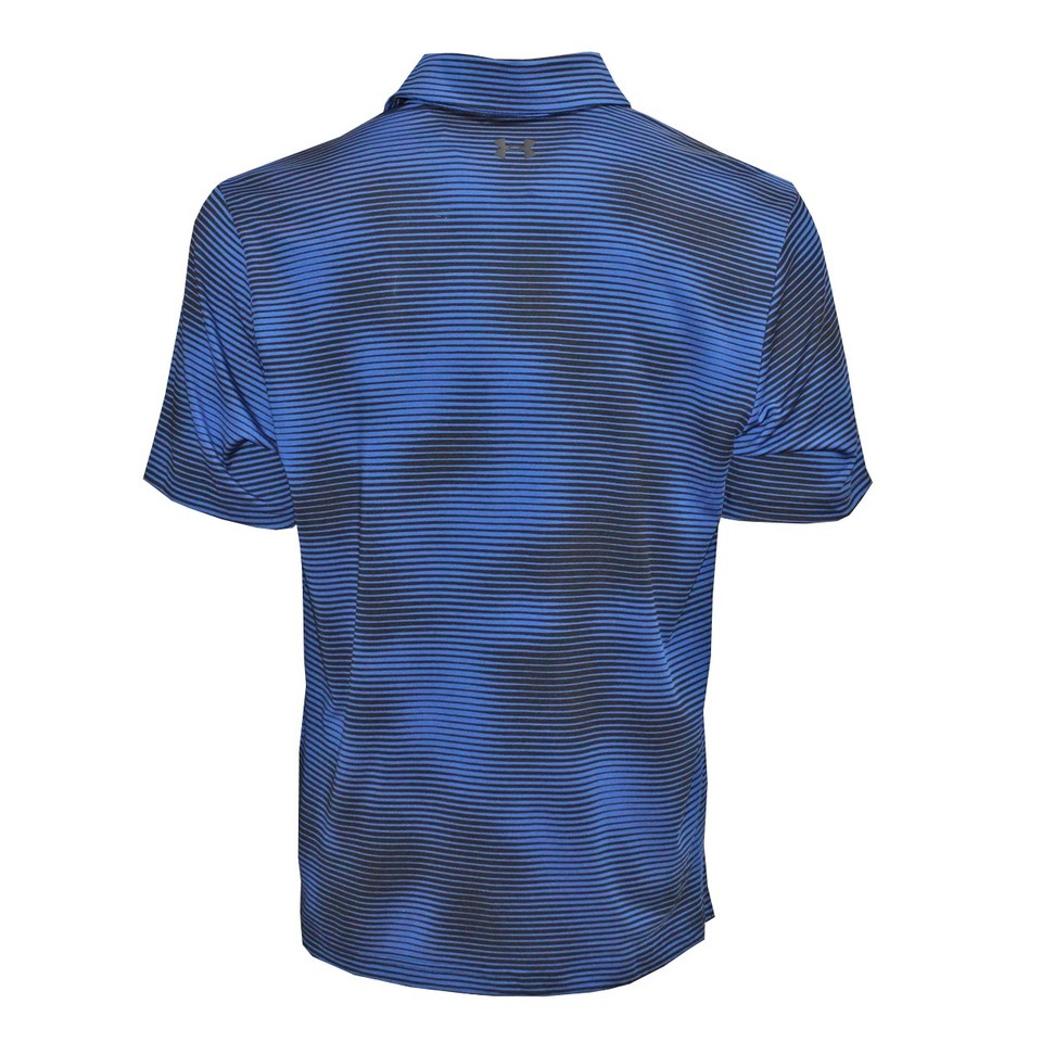 Under Armour Men’s Playoff 3.0 Linear Trace Polo Golf Shirt -Breathable ...