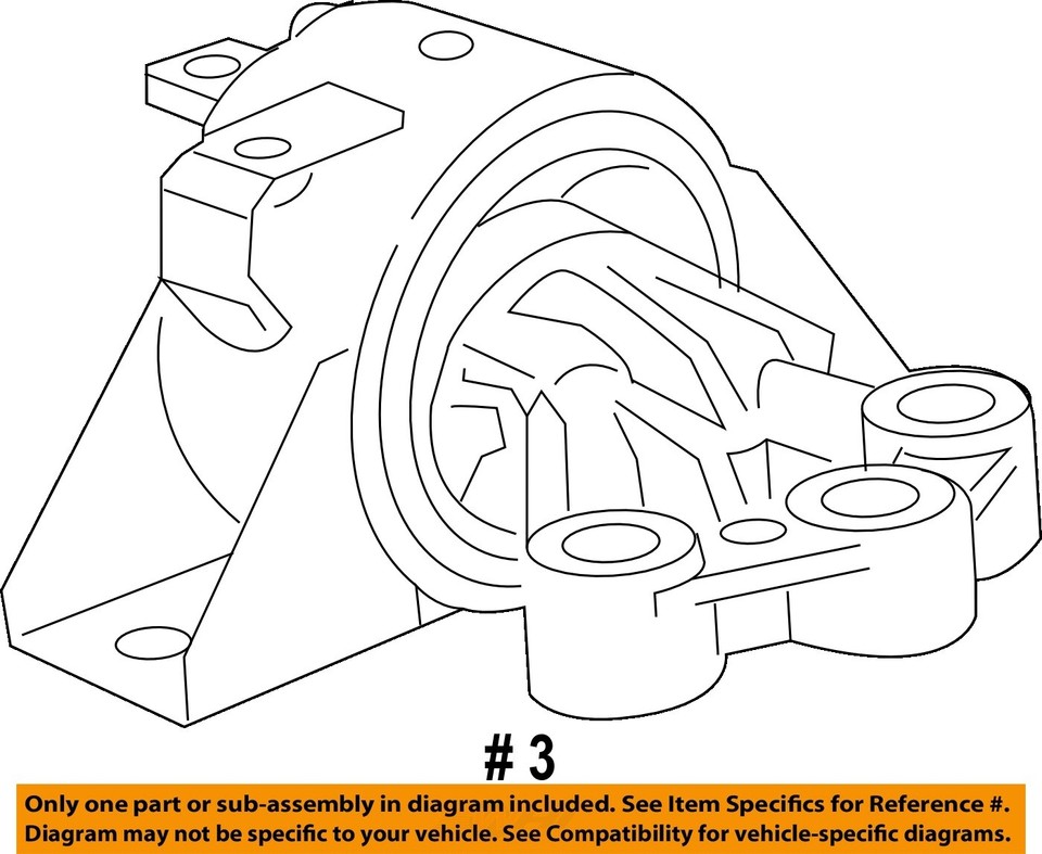 GM OEM 12-18 Sonic Engine Trans Mounting-Upr Trans Mount 95169684 | eBay