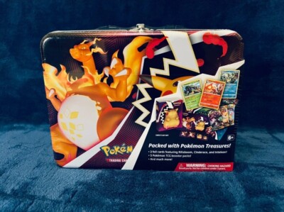 Pokemon TCG Charizard Lunch Box Collector Chest w/ Booster Packs - New ...