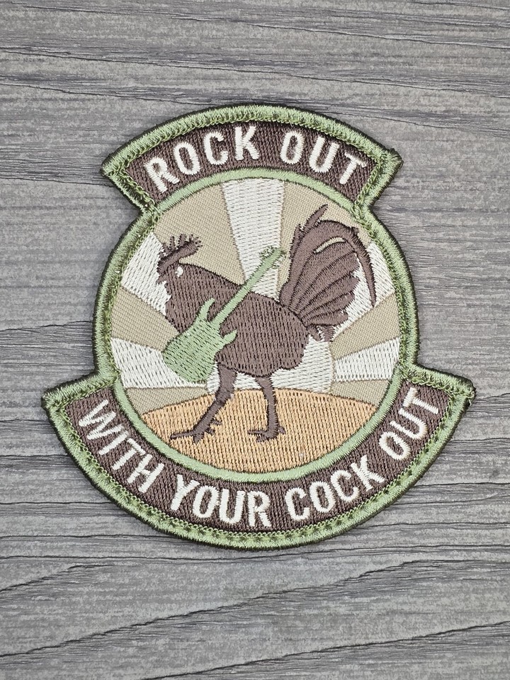 MSM ROCK OUT YOUR COCK OUT MILSPEC MONKEY TACTICAL ARID HOOK MORALE ...