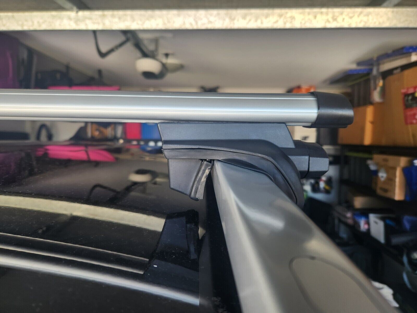 2xBLACK CROSS BAR ROOF RACK For FORD RANGER Wildtrak 2022 - 2024 Fits ...