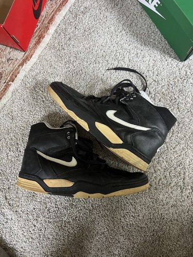 Vintage Nike Air Slam Quantum Force - Black/White - Size 13 (Read) | eBay