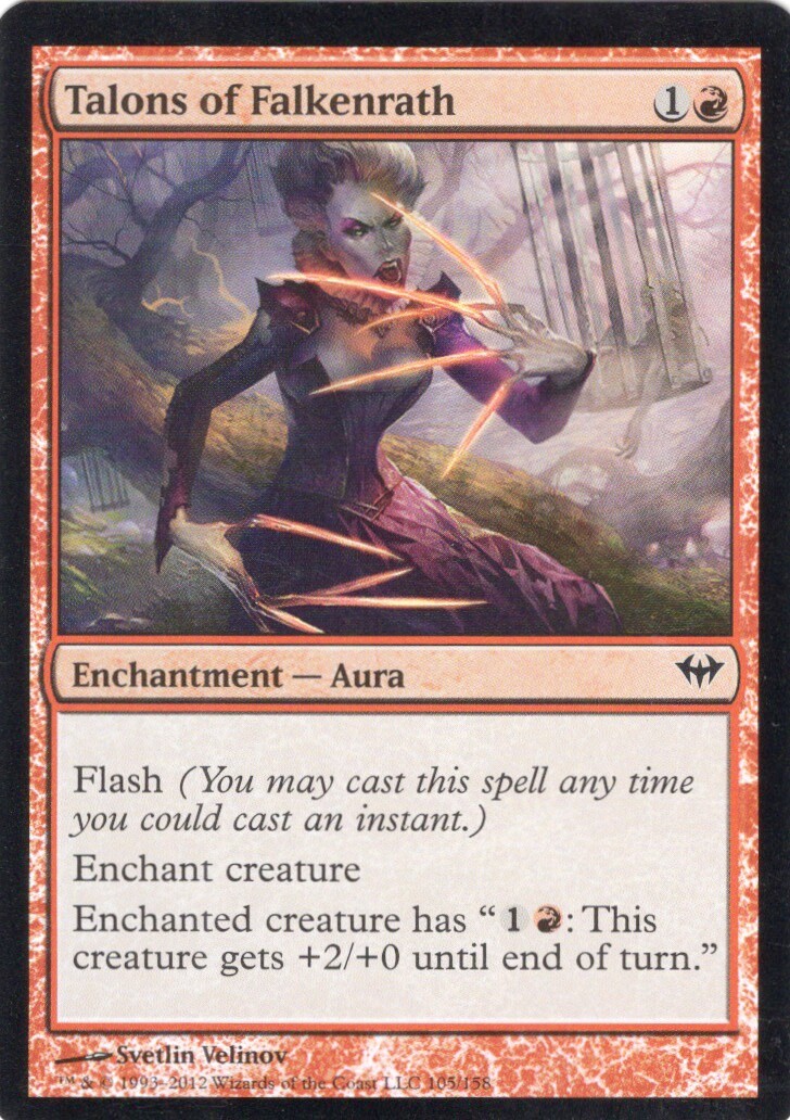 TALONS OF FALKENRATH 105/158 FOIL DARK ASCENSION MTG MAGIC NM ...