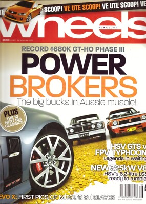 Wheels June 2007 HSV GTS Grange FPV F6 Holden Epica Astra Renault ...